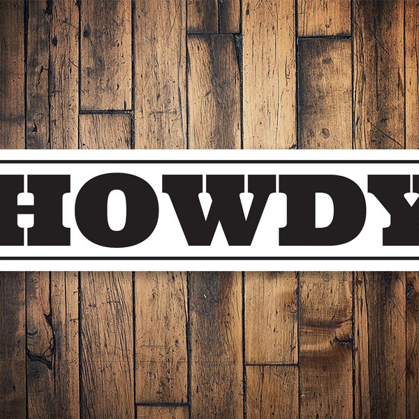 Howdy Sign - Etsy