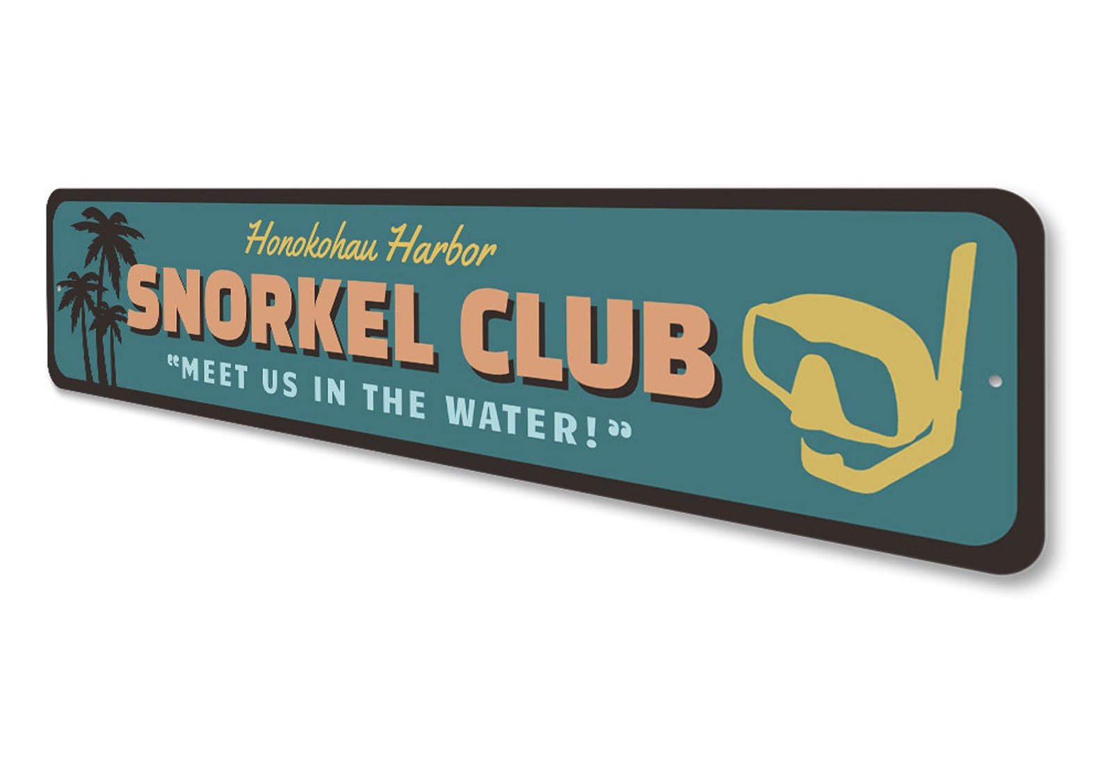 Snorkel Club Sign Family Snorkel Sign Snorkeling Here | Etsy