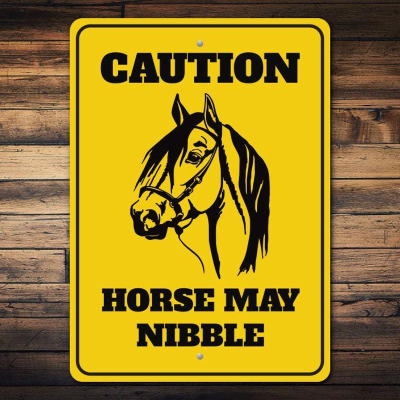 Funny Horse Sign - Etsy