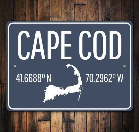 Cape Cod Sign Metal Cape Cod Sign Cape Cod Decor State Sign - Etsy