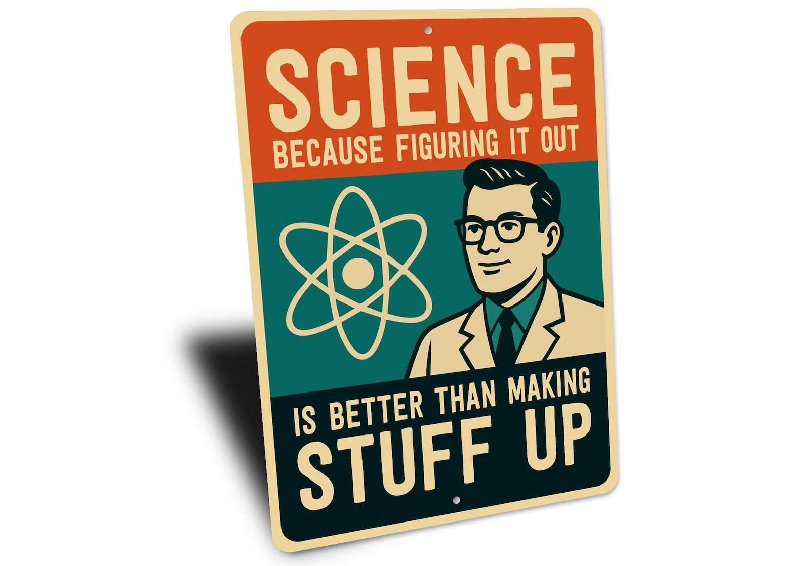 Science Figuring It Out Sign, Science Wall Decor, Funny Science Sign ...