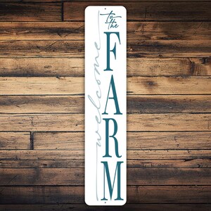 Welcome to the Farm Sign, Farm Welcome Sign, Farm Welcome Decor ...