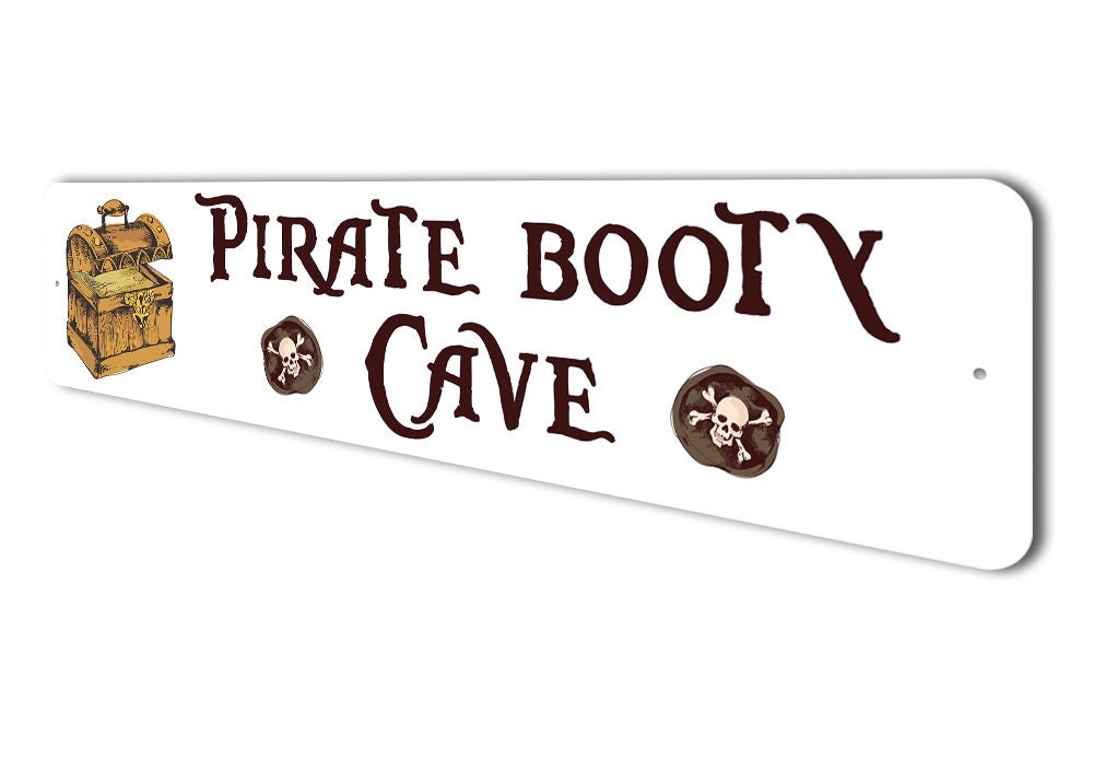 Pirate Booty Cave Sign Pirate Sign Pirate Kid Sign Funny - Etsy Australia