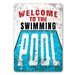 Swimming Pool Sign, Vintage Pool Sign, Pool Decor Sign, Pool Lovers ...