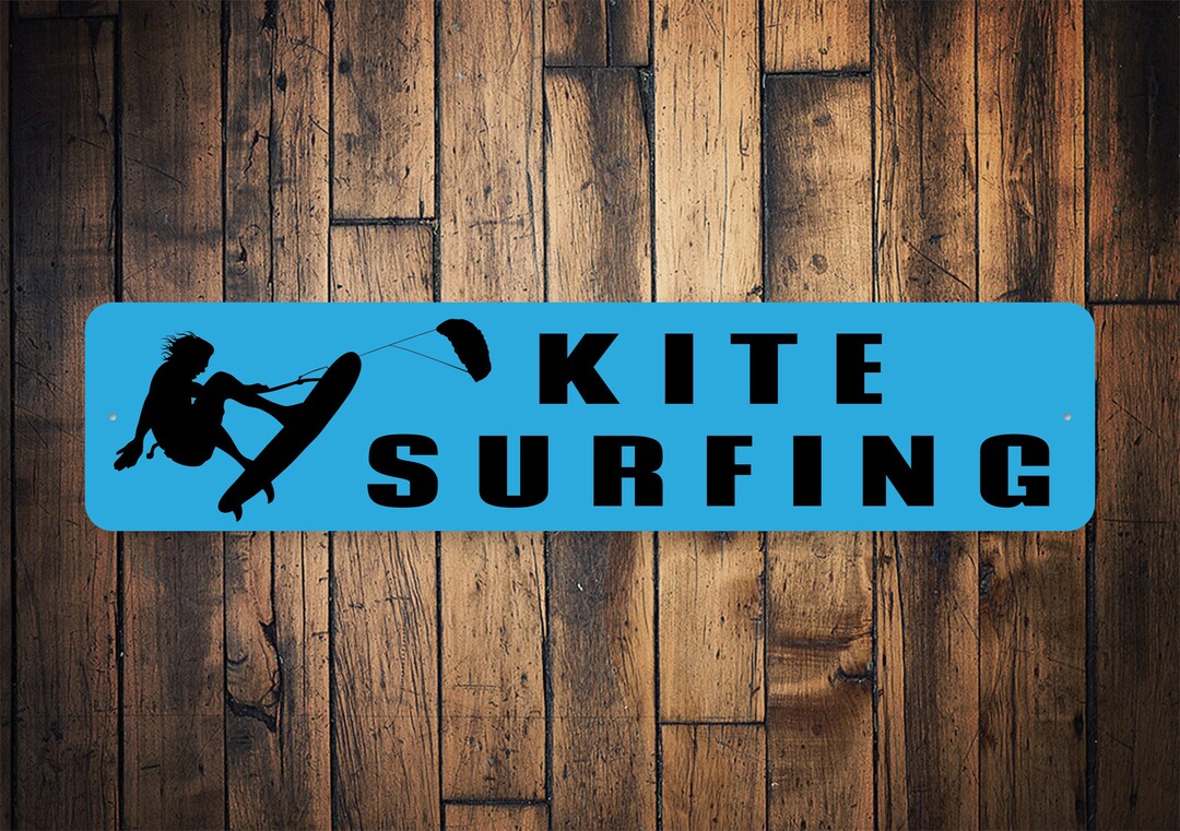 Kite Surfer Schild, Kite Surfing Schild, Surfing Vibes, Strand Dekor, Strand Schild, Strand ...