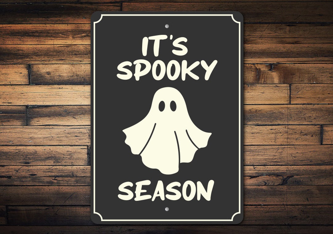 It's Spooky Season Sign, Spooky Season, Custom Halloween Sign, Cute ...