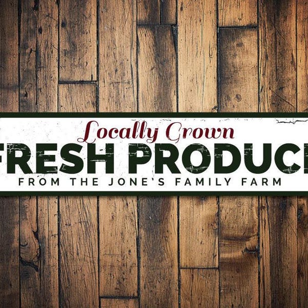 Produce Signs - Etsy