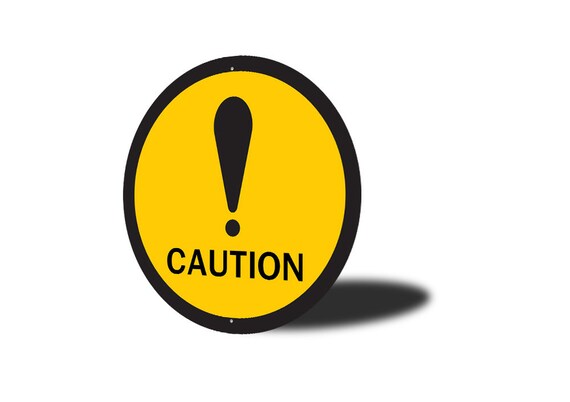 Caution Icon Circle