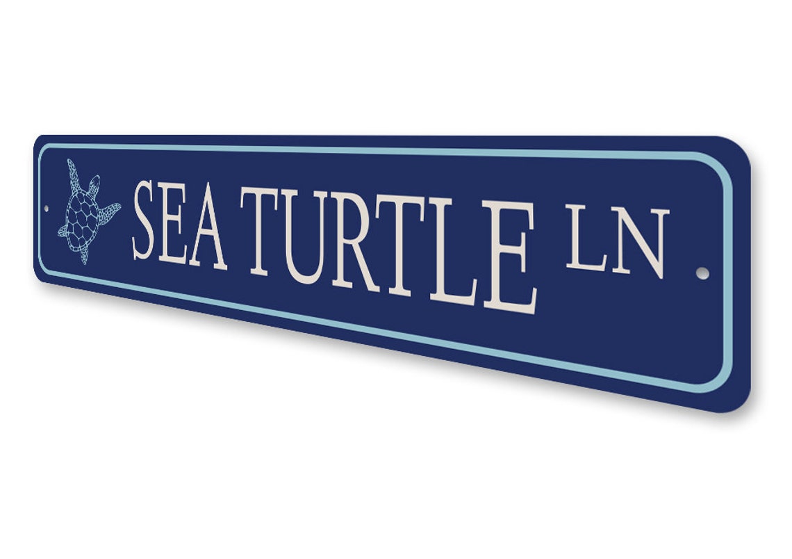 Sea Turtle Turtle Sign Sea Animals Ocean Life Beach Lover - Etsy