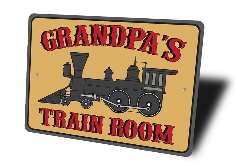 Grandpas Train Room Custom Train Room Train Room Sign Train - Etsy