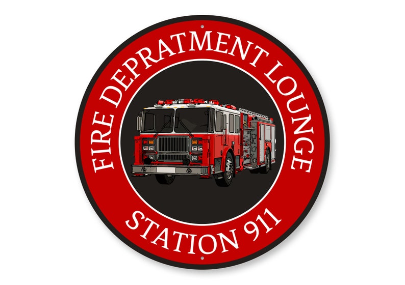 Custom Fire Station Sign Fire Department Gift Fire Fighter - Etsy