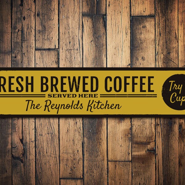 Fresh Coffee Sign - Etsy