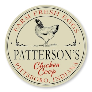 Farm Fresh Eggs Sign, Custom Chicken Sign, Custom Farm Sign, Chicken ...