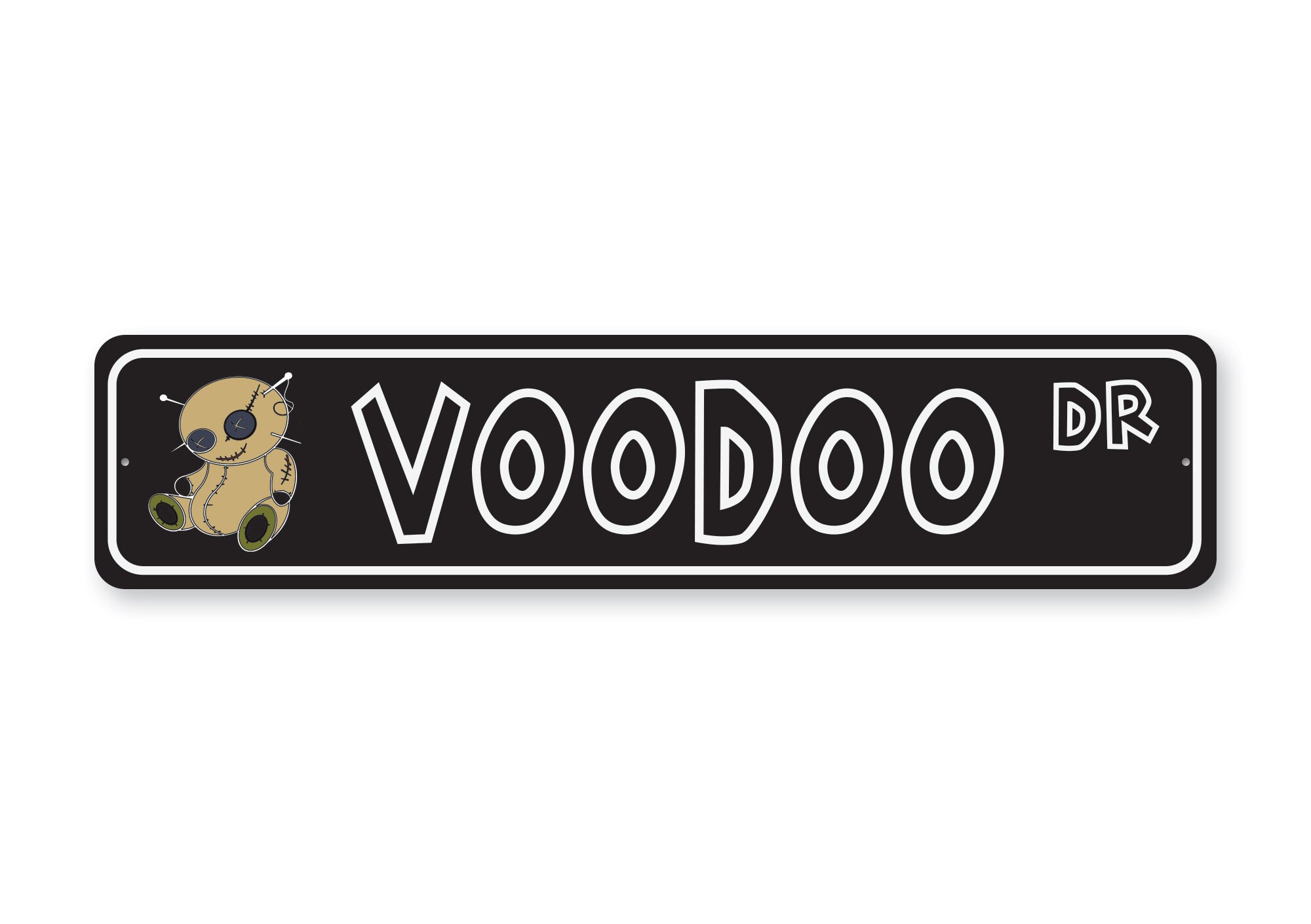 Voodoo Drive, Voodoo Place, Voodoo Sign, Voodoo Decor, Decor for ...