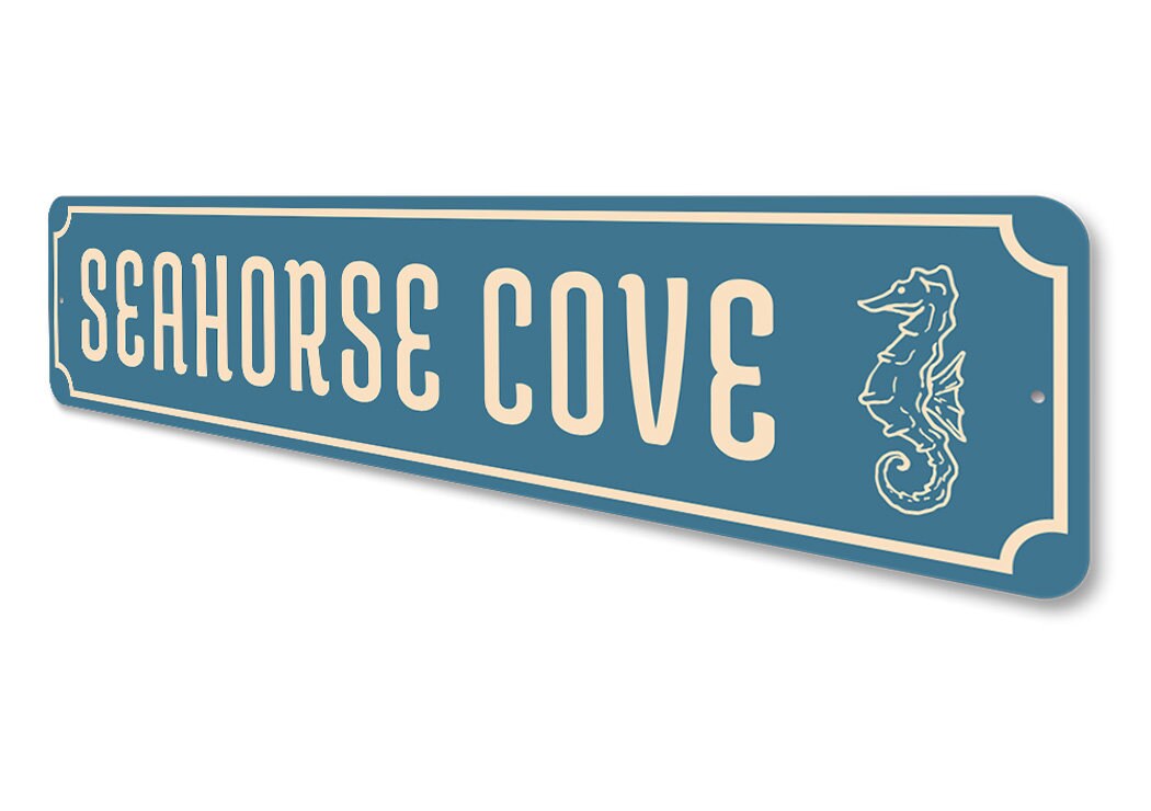 Seahorse Cove Sign, Beach Seahorse, Seahorse Sign, Beach Gift, Cruise ...