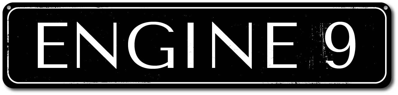 Engine Number 9 Sign Personalized Firehouse Sign Custom - Etsy