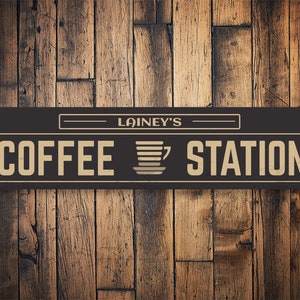 Custom Coffee Station Sign, Coffee Station, Decor for Coffee, Coffee ...