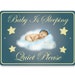 Baby is Sleeping Sign, Sleeping Baby Sign, Quiet Sleeping Baby, Baby ...