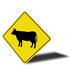 Cow Crossing Sign, Cow Crossing, Cow Crossing Diamond Sign, Cow Farm ...