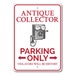 Antique Collector Sign, Antique Parking Sign, Antique Lover Gift ...