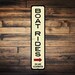 Boat Rides Sign Personalized Vertical Lake Name Sign Custom | Etsy