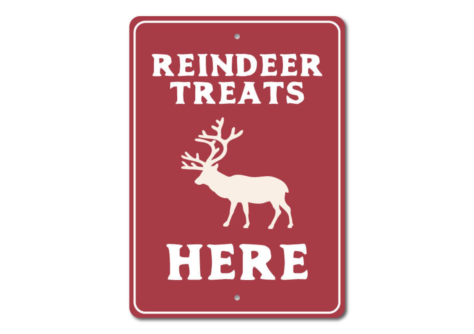Reindeer Sign Reindeer Treats Sign Animal Christmas Decor - Etsy