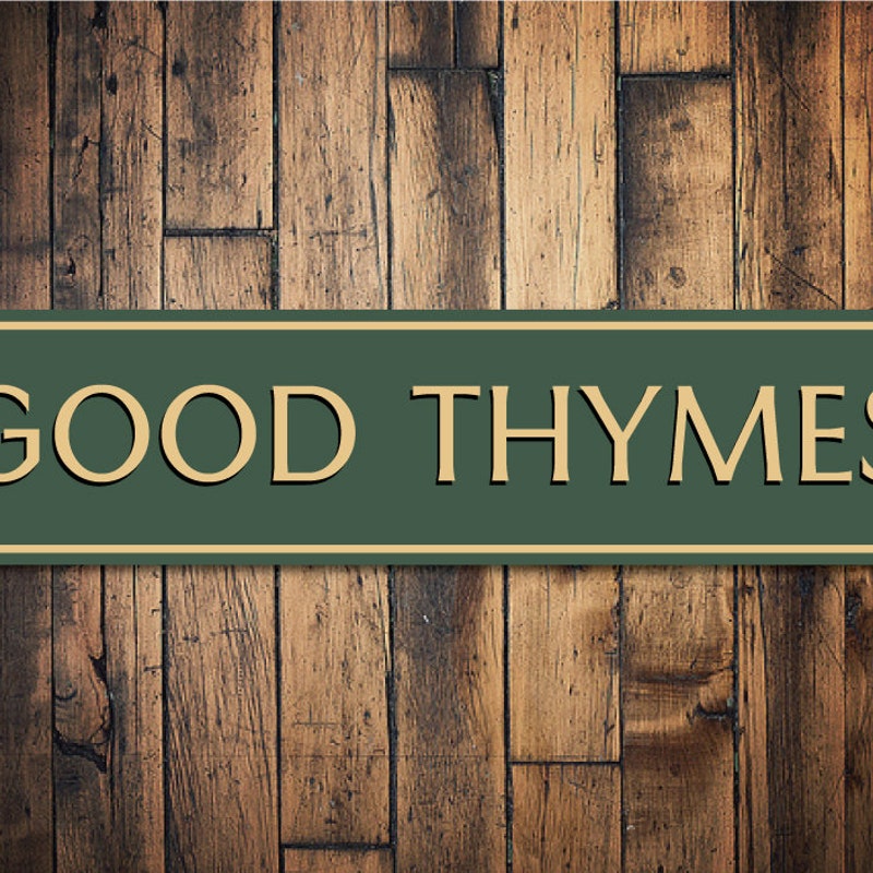 Thyme Sign - Etsy