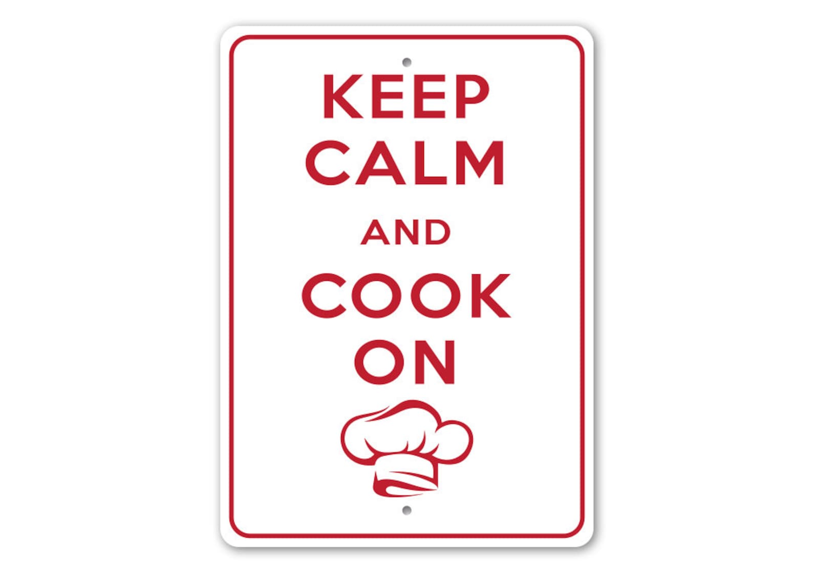 Keep Calm Cook on Sign Cooking Room Decor Sign for Kitchen | Etsy