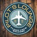 Pilots Lounge Sign, Pilot Lounge, Pilot of Airplane, Airplane Hangar ...