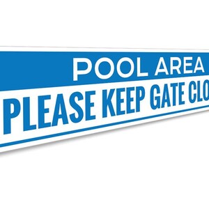 Pool Area Sign, Backyard Gate Sign, Pool Lover Gift, Poolside Decor ...