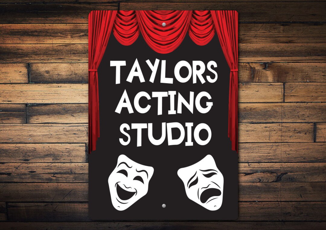 Kid Acting Room, Acting Passion, Acting Lovers, Theatre Sign, Custom ...