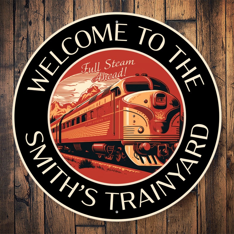 Train Signs - Etsy