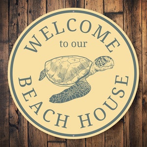 Welcome to Beach Sign Beach Welcoming Ocean Front Beach | Etsy