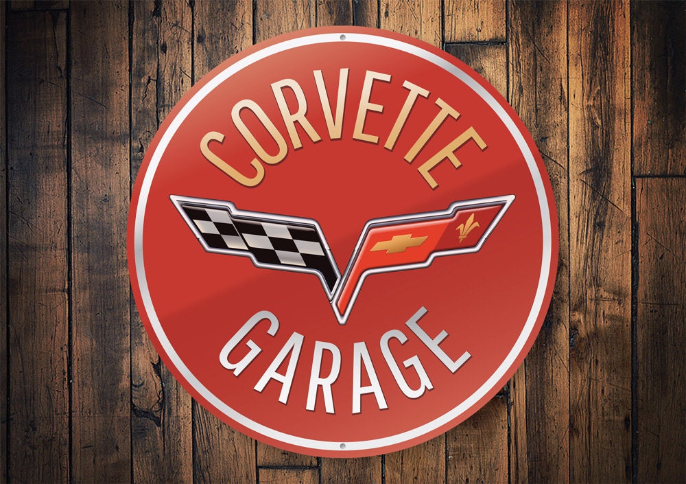 Corvette Garage Corvette Owners Corvette Decor for Vettes - Etsy