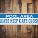 Pool Area Sign Backyard Gate Sign Pool Lover Gift Poolside - Etsy