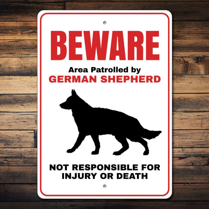 German Shepherd Sign - Etsy