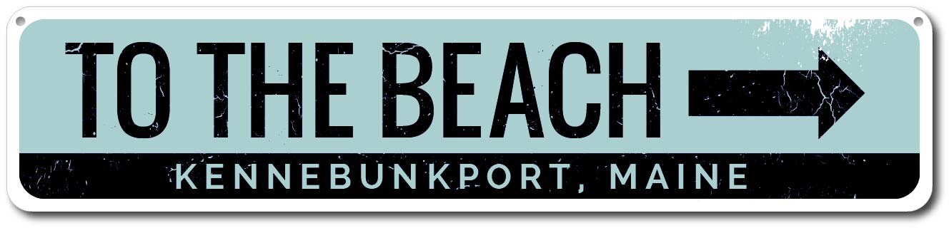 Beach Arrow Sign, Personalized to the Beach Sign, Custom Beach Location ...