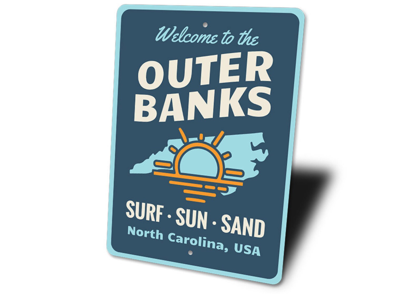 Outer Banks Sign Surf Sun and Sand Surfing Sign North | Etsy