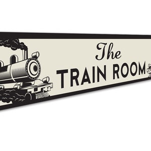 The Train Room Sign, Train Room, Train Wall Decor, Train Rooms, Custom ...