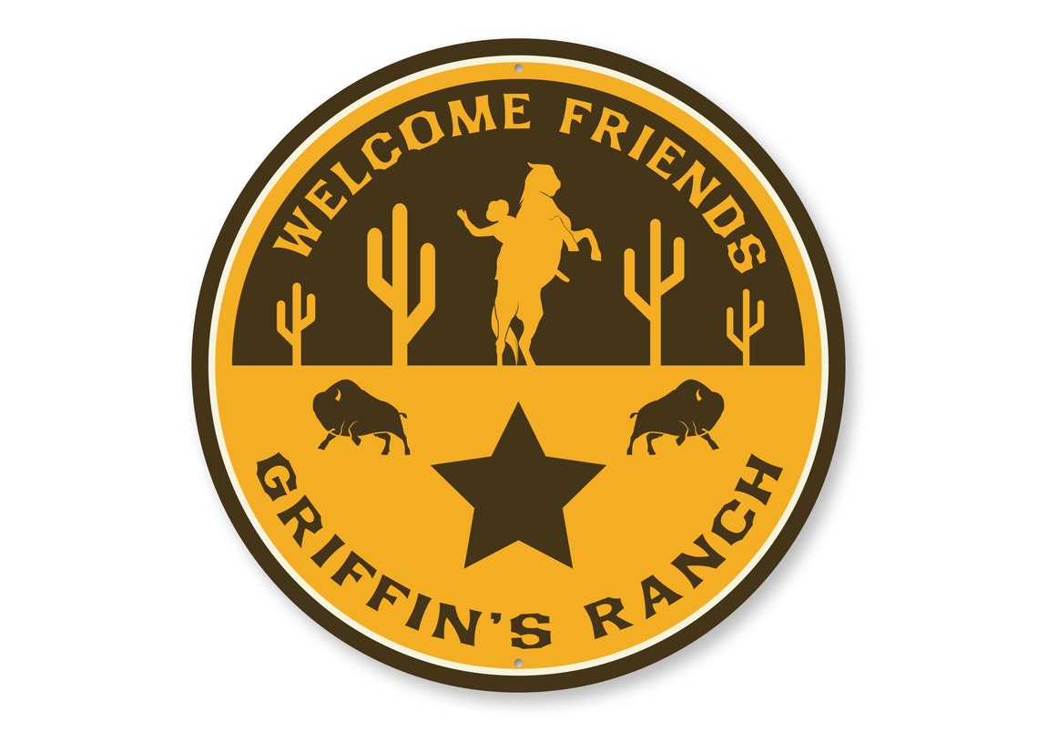 Yellowstone Ranch Sign Yellowstone Sign Decor for | Etsy