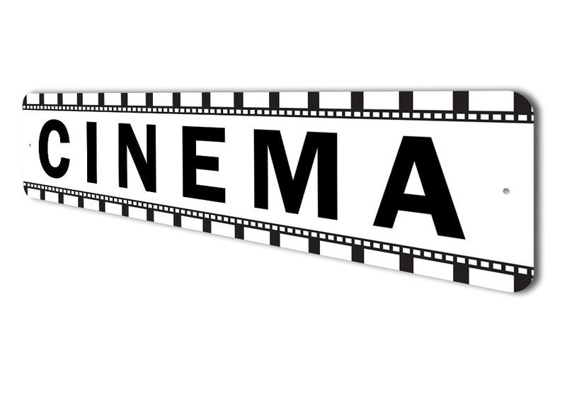Cinema Sign, Simple Cinema, Cinema Sign, Movie Sign, Custom Movie Decor ...