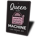 Queen Machine Sign Gamble Game Decor Gambling Lover Decor - Etsy