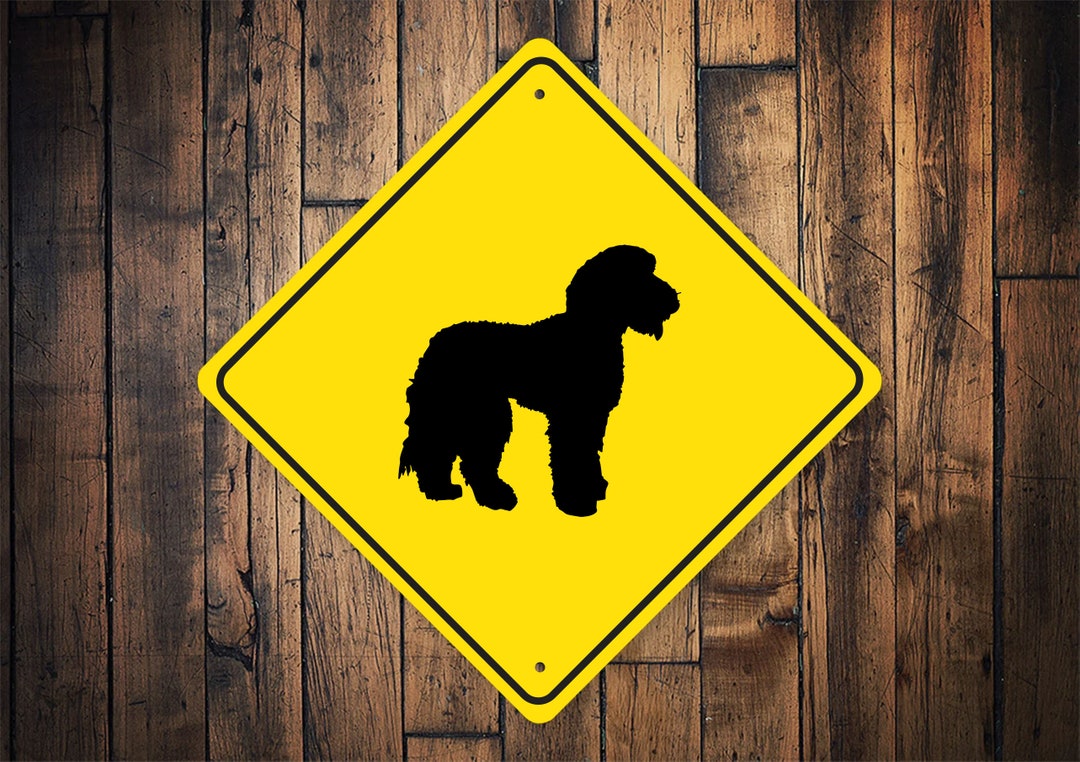 Labradoodle Crossing Sign, Labradoodle Sign, Labradoodle Decor ...