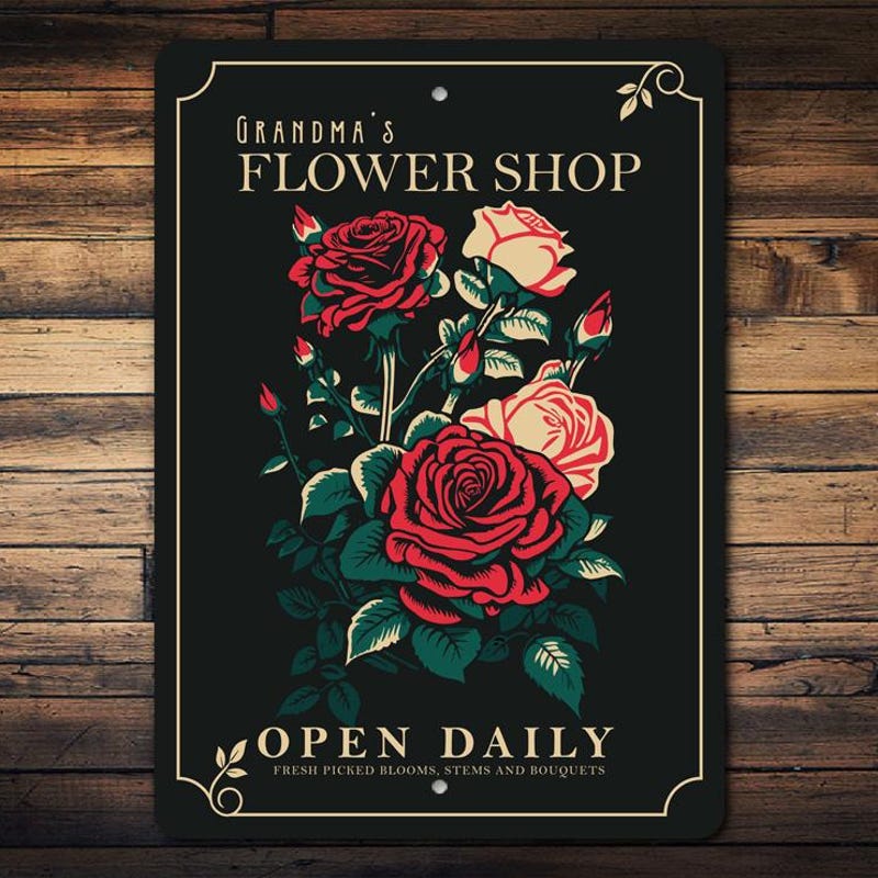 Flower Shop Signs - Etsy