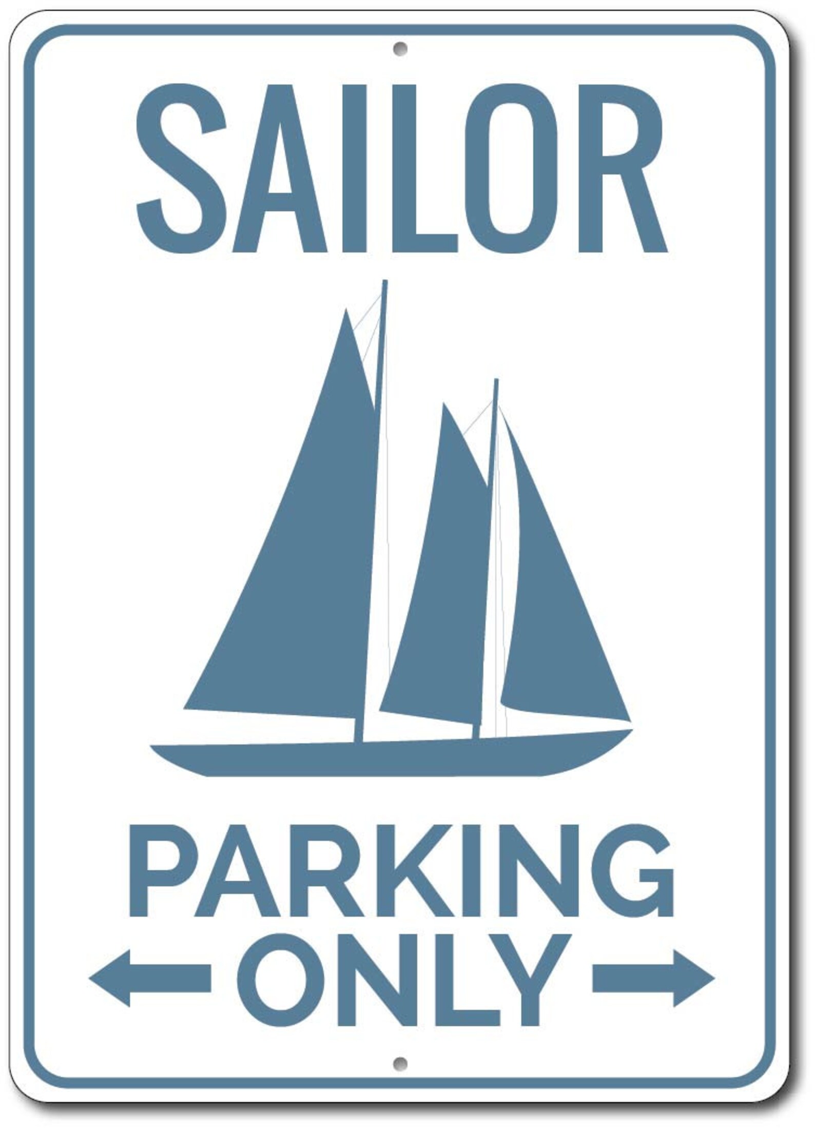 Sailor Parking Sign Sailboat Lover Gift Sailing Sign Gift - Etsy