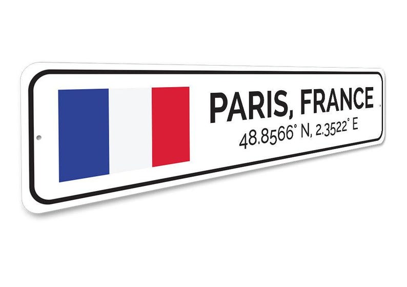 Paris France Sign, France Lovers Sign, French People Decor Sign ...