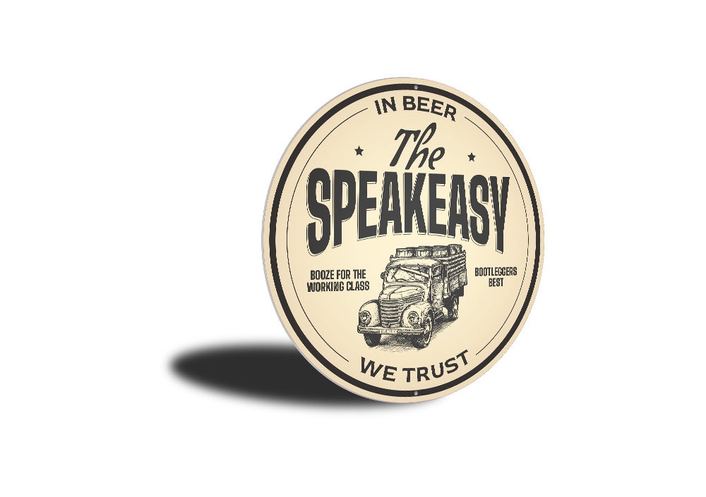 The Speakeasy Speakeasy Sign Bootlegger Decor Moonshine - Etsy