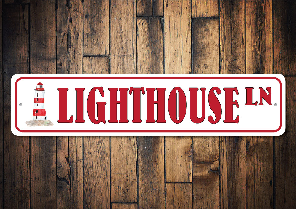 Lighthouse Sign Lighthouse Decor Beach Lighthouse Beach - Etsy