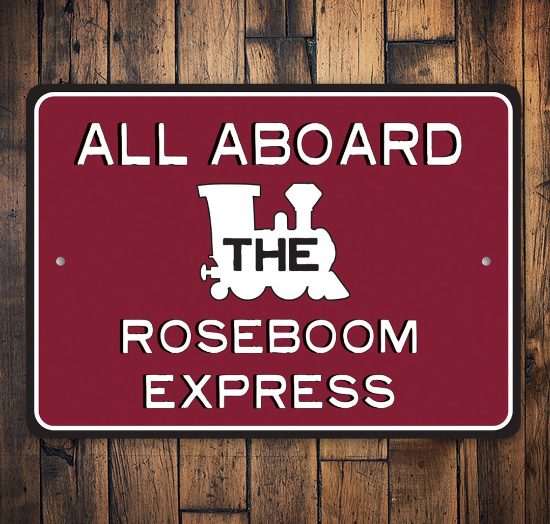 All Aboard Express, All Aboard Train, Family Train, Train Room Sign ...