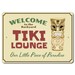 Welcome Tiki Bar Sign Tiki Lounge Decor Tiki Man Sign Tiki - Etsy
